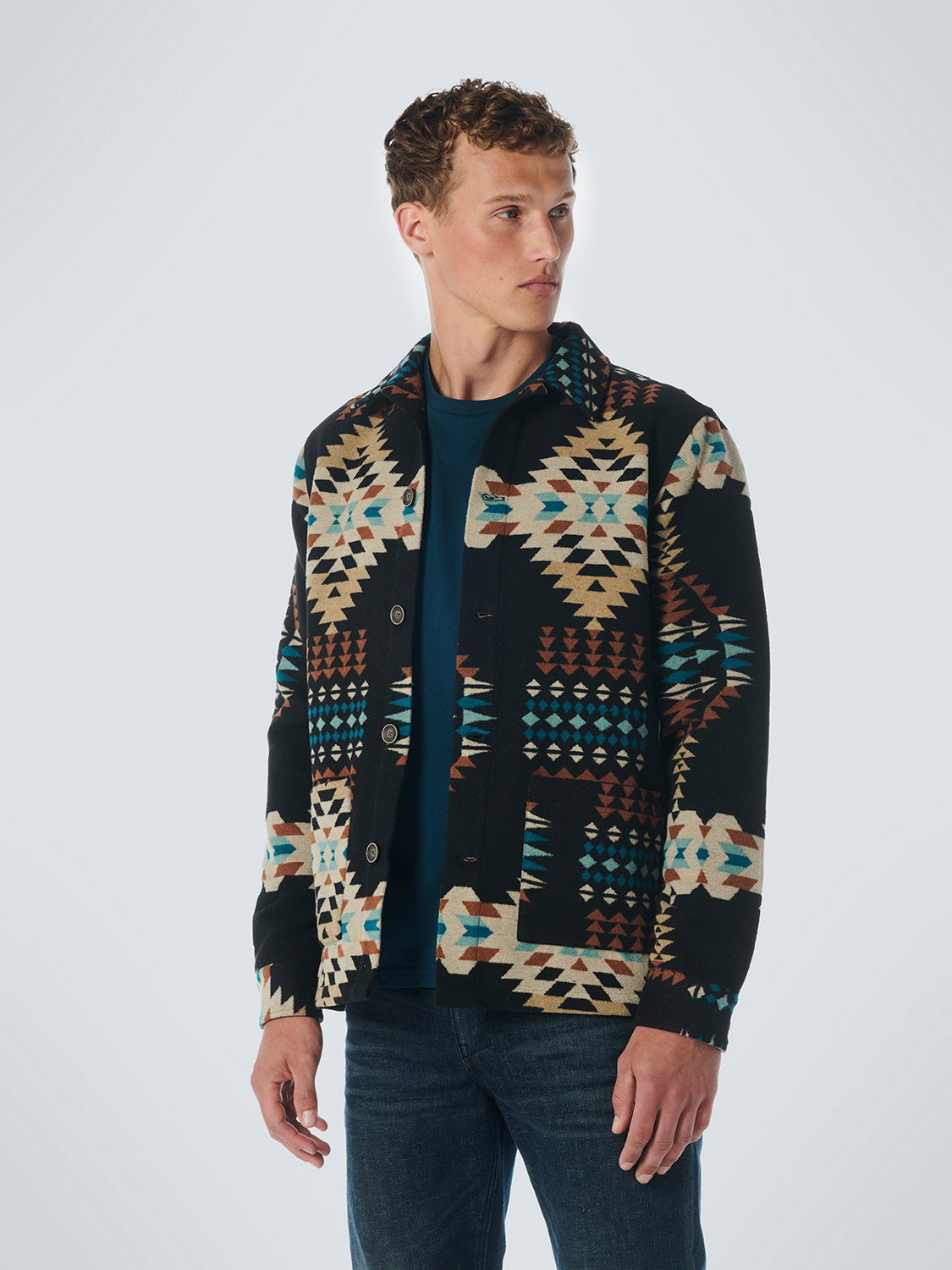 NO EXCESS PATTERN OVERSHIRT 21510905 – Hartfords Menswear